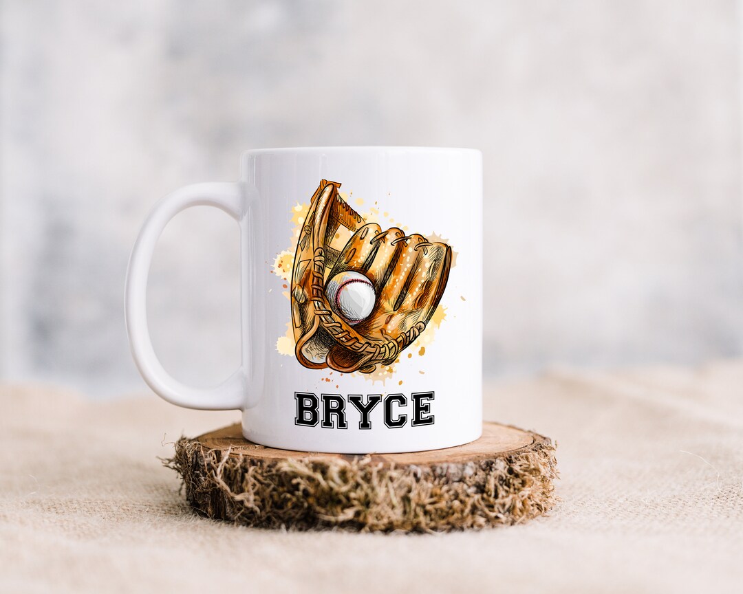 Personalized Baseball Coffee Mug - Baseball Player Gift - Baseball ...