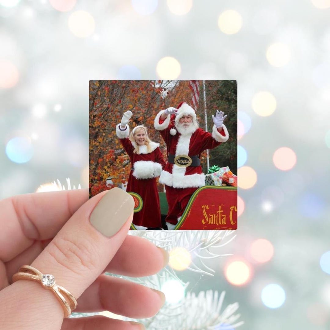 Personalized Photo Square Refrigerator Magnets - Family Photos ...