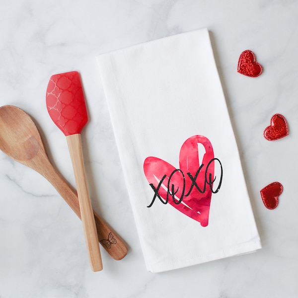 Heart Kitchen Towel - Etsy