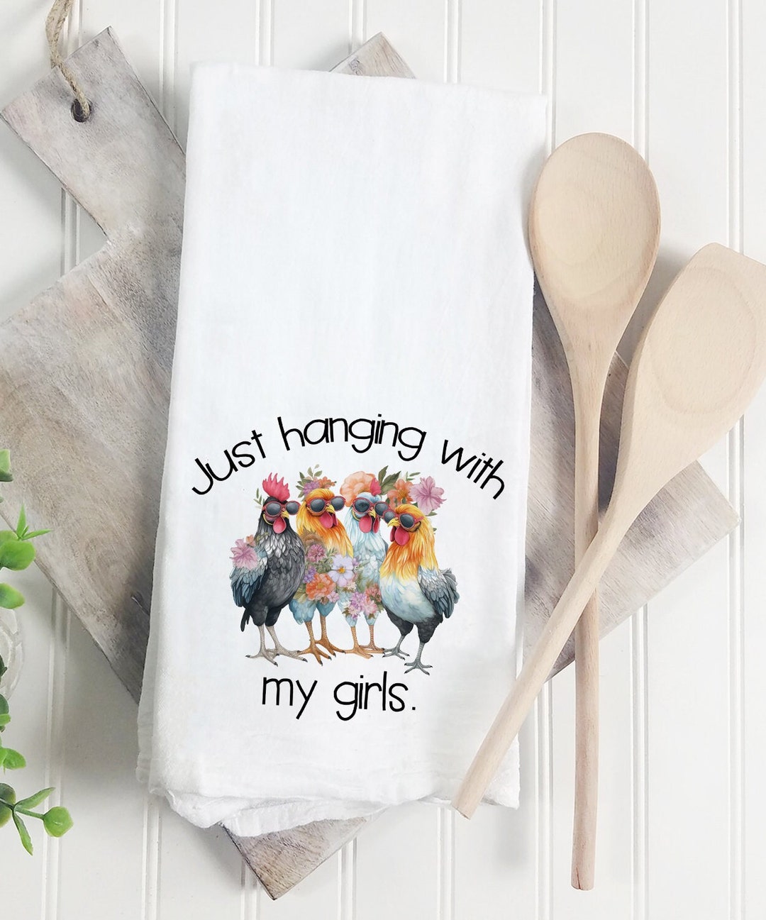 Chicken Tea Towels - Funny Chicken Towel - Henhouse Chickens - Chicken ...
