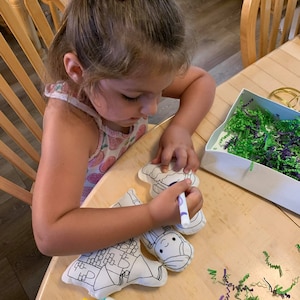 Knight Doodle Dolls Gift Set - Dragon and Castle Knight Coloring Set ...