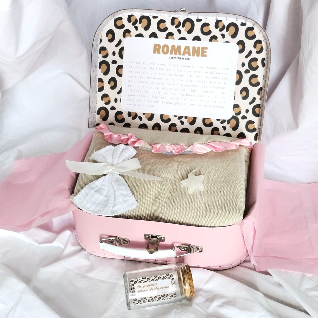 Pink Personalized Birth Box With Changing Mats and Cuteness - Etsy