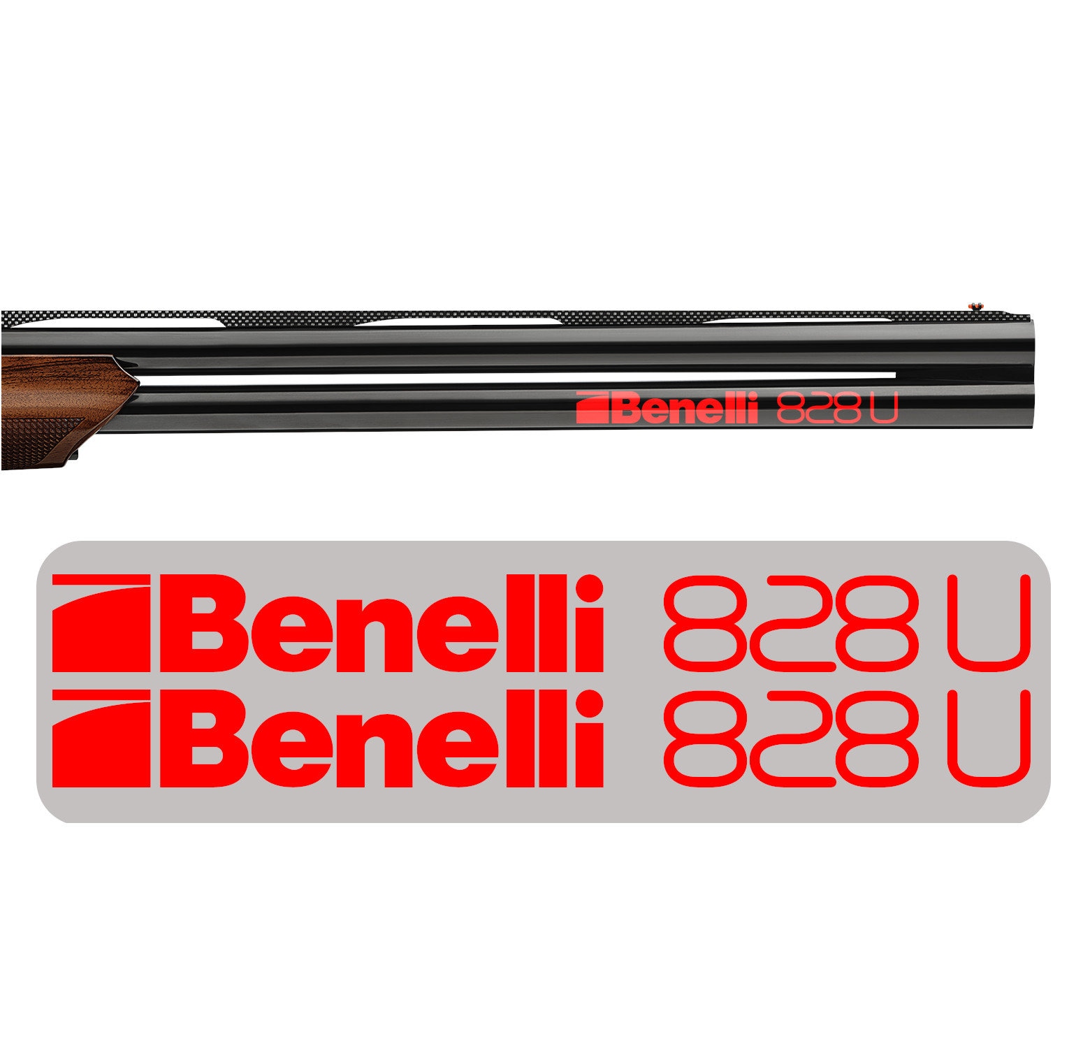 2x Benelli 828U Vinyl Decal Sticker for Barrel Shotgun Gun - Etsy