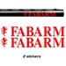 2x Fabarm Vinyl Decal Sticker for Shotgun Gun Case Gun Safe Car Window ...