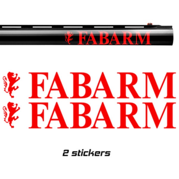 2x Fabarm Vinyl Decal Sticker for Shotgun Gun Case Gun Safe - Etsy