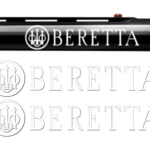 2x Beretta Vinyl Decal Sticker for Shotgun Gun Case Gun Safe Car Window ...