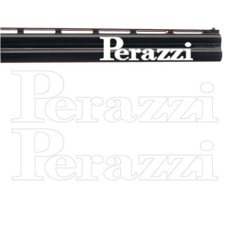 2x Perazzi Vinyl Decal Sticker for Shotgun Gun Case Gun Safe Car Window ...