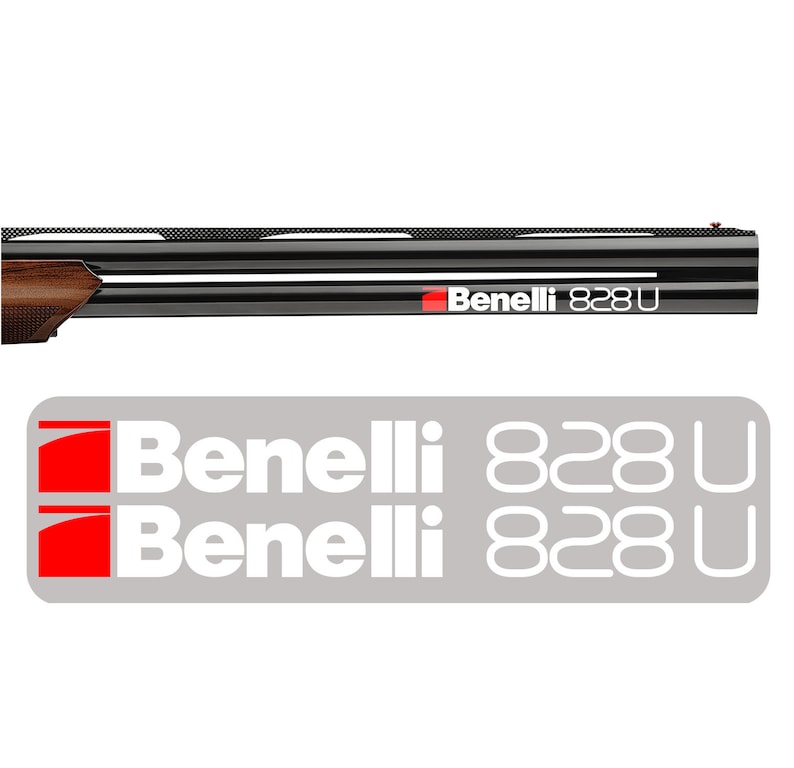 2x Benelli 828U Vinyl Decal Sticker for Barrel Shotgun Gun - Etsy