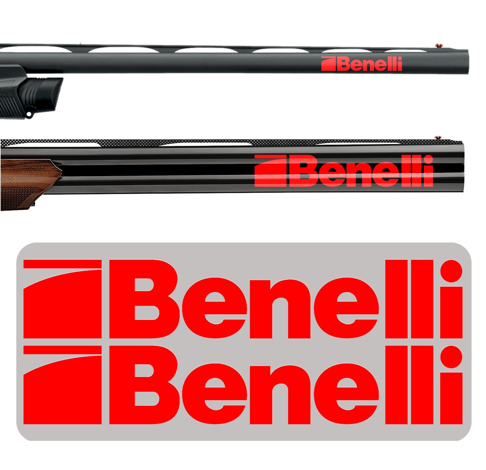 2x Benelli Vinyl Decal Sticker for Barrel Shotgun Gun Case Gun - Etsy