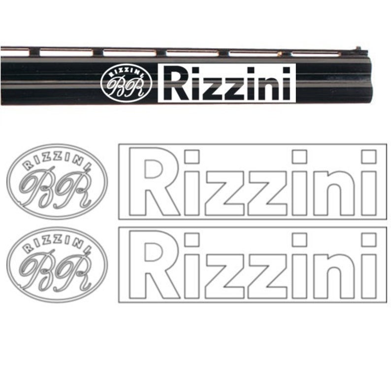 2x Rizzini Vinyl Decal Sticker for Shotgun Gun Case Gun Safe Car Window ...