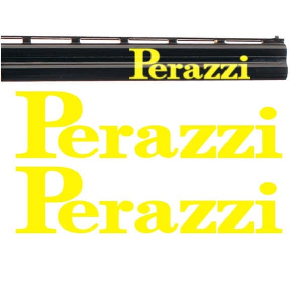 2x Perazzi Vinyl Decal Sticker for Shotgun Gun Case Gun Safe Car Window ...