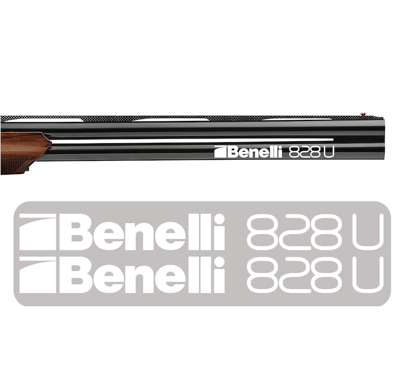2x Benelli 828U Vinyl Decal Sticker for Barrel Shotgun Gun - Etsy