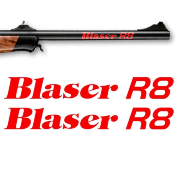 2x Blaser R8 Vinyl Decal Sticker for Shotgun Gun Case Gun | Etsy