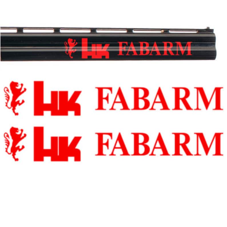 2x HK FABARM Vinyl Decal Sticker for Shotgun Gun Case Gun Safe - Etsy
