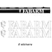 2x Fabarm Vinyl Decal Sticker for Shotgun Gun Case Gun Safe Car Window ...