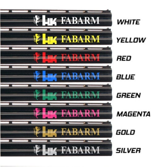 2x HK FABARM Vinyl Decal Sticker for Shotgun Gun Case Gun Safe - Etsy