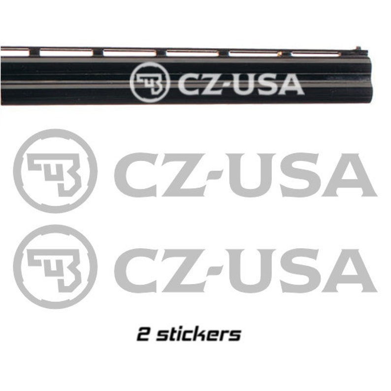 2x CZ-USA Česká Zbrojovka USA Vinyl Decal Sticker Autocollant - Etsy