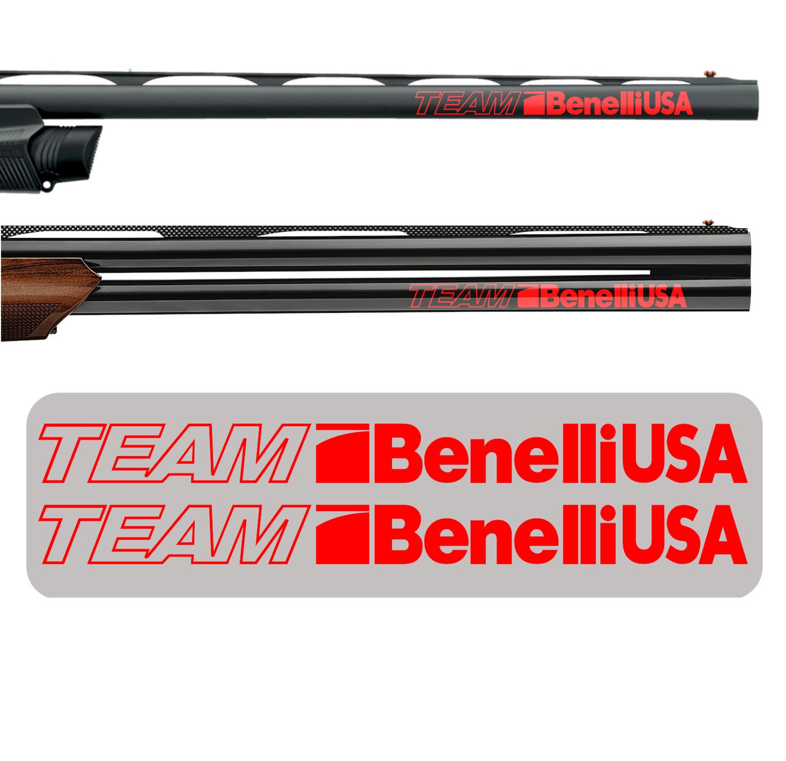 2x Benelli Team USA Vinyl Decal Sticker for Barrel Shotgun - Etsy Canada