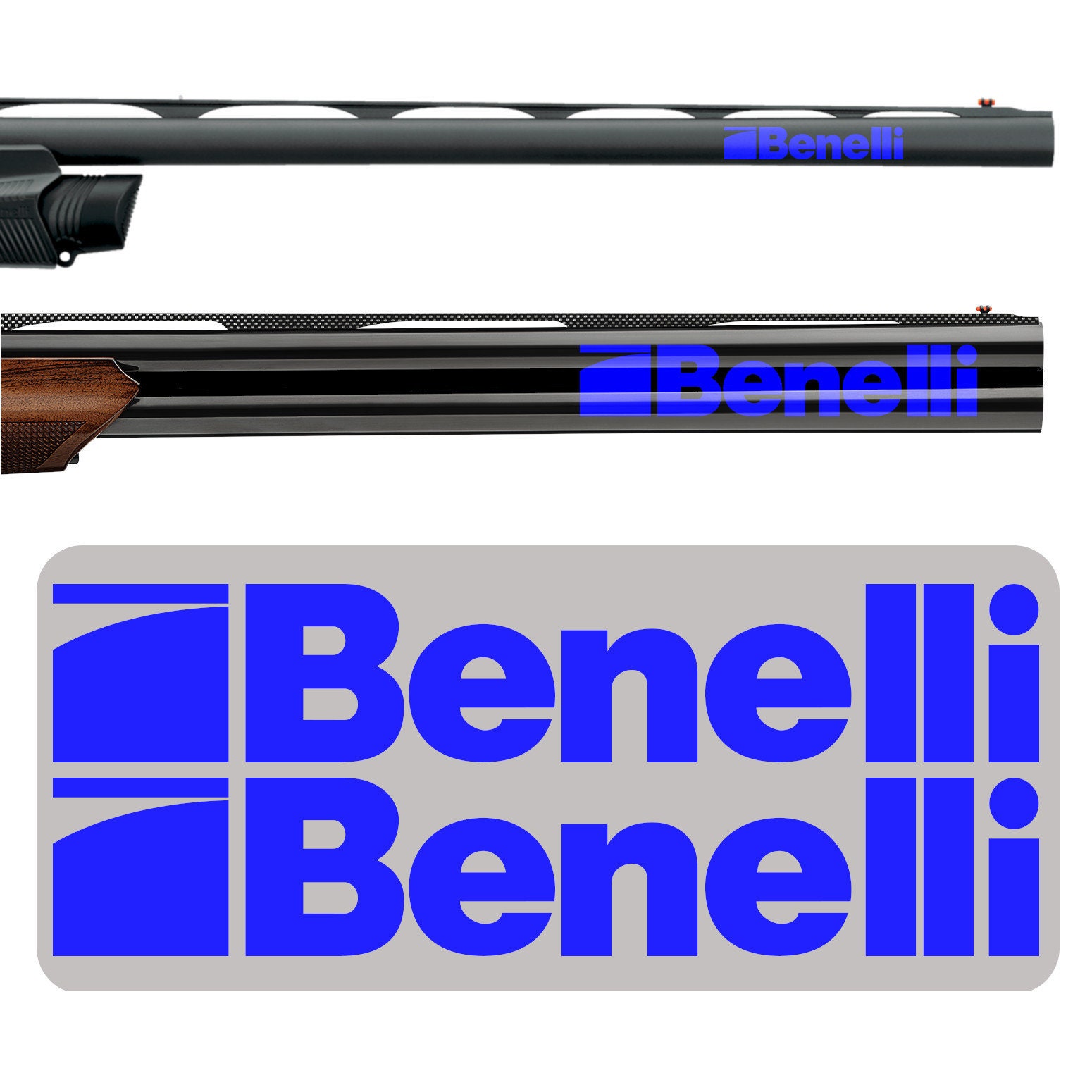 2x Benelli Vinyl Decal Sticker for Barrel Shotgun Gun Gun Gun | Etsy