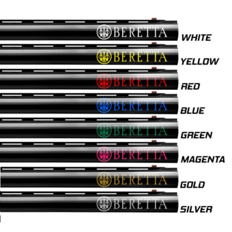 2x Beretta Vinyl Decal Sticker for Shotgun Gun Case Gun Safe - Etsy