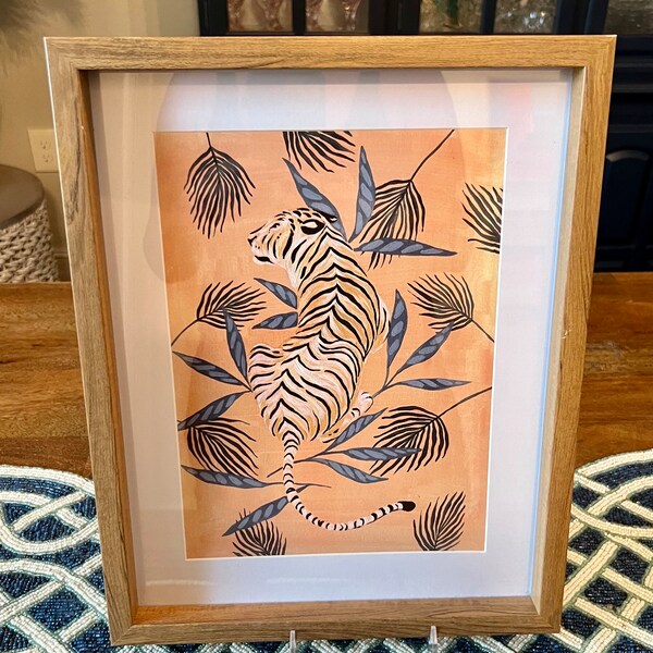Framed Tiger Print - Etsy