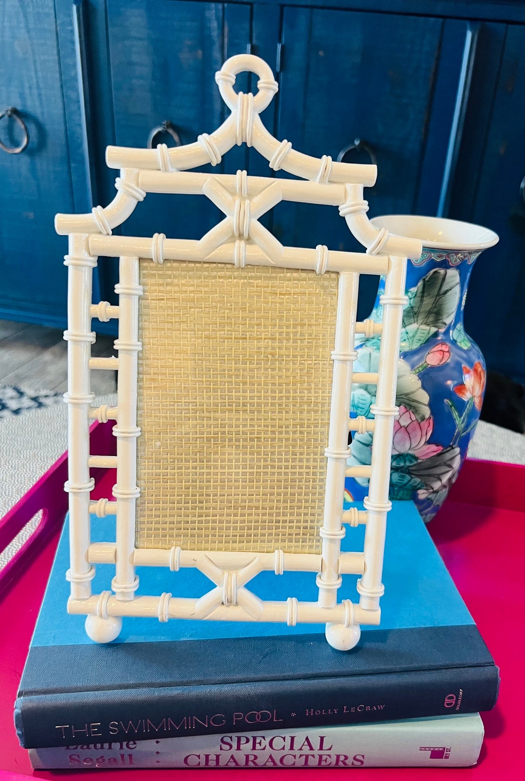 Vintage Chinoiserie Pagoda Picture Frame - Etsy