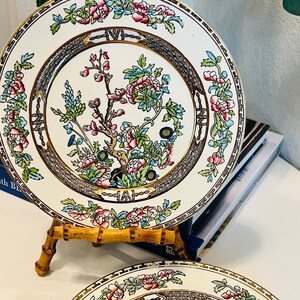 Set of 4 Alfred Meakin India Tree Plates, Medina Shape, Salad 8 ...