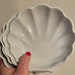 White Clamshell Snack Plates-set of 4 - Etsy
