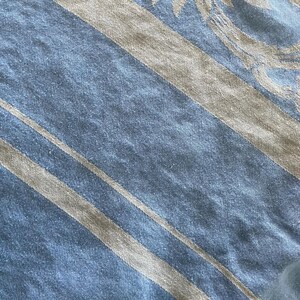 Vintage Cornflower Blue Damask Tablecloth - Etsy