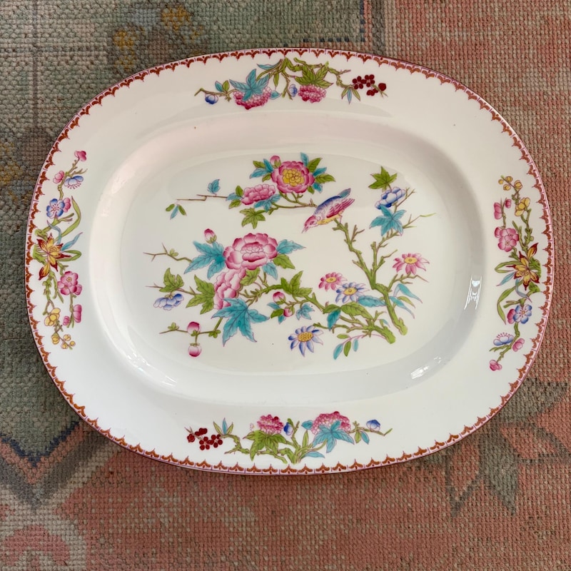 Antique Minton Platters - Etsy