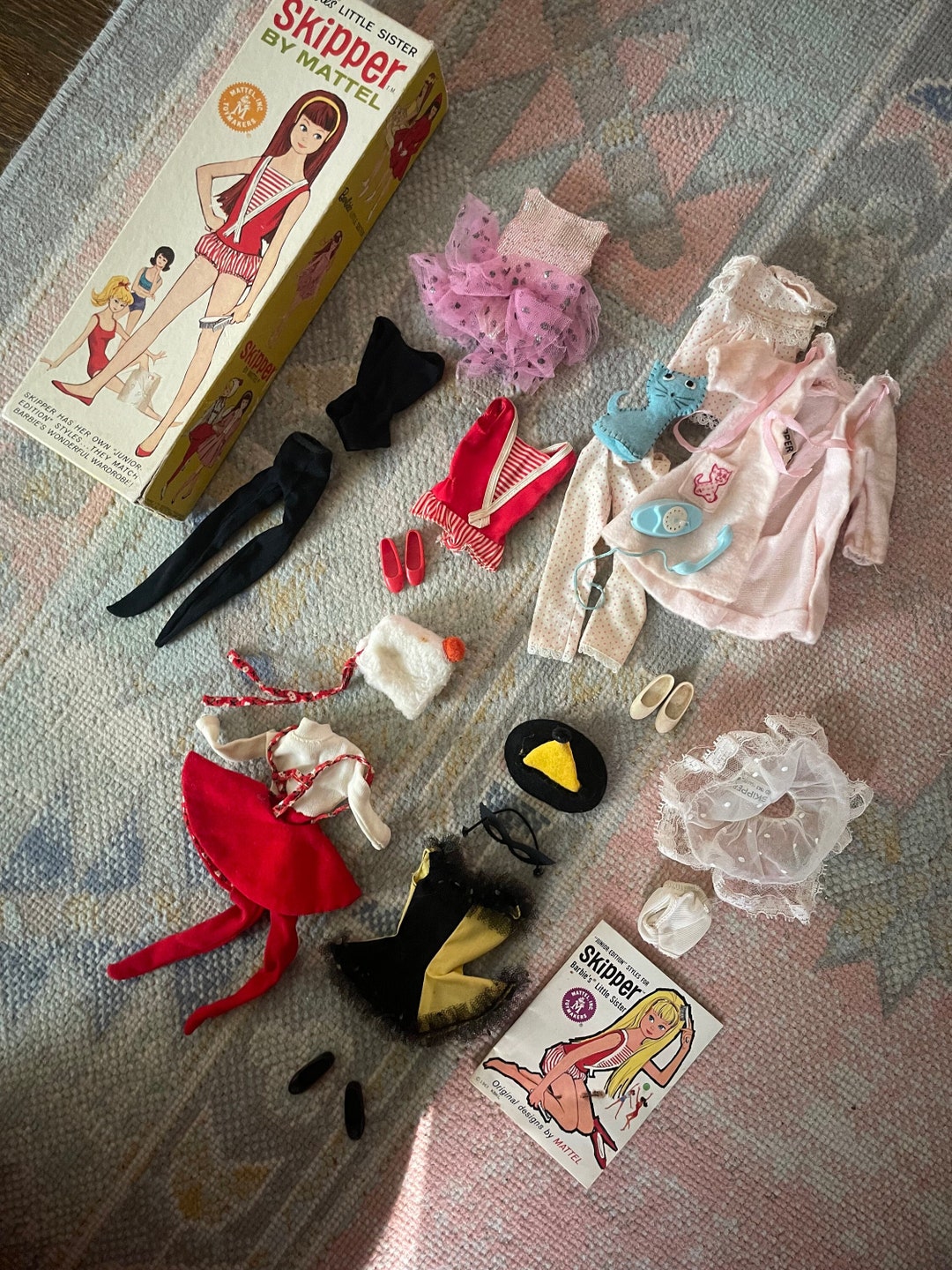 Vintage 1963 Skipper Doll Box, Clothes, Booklet - Etsy
