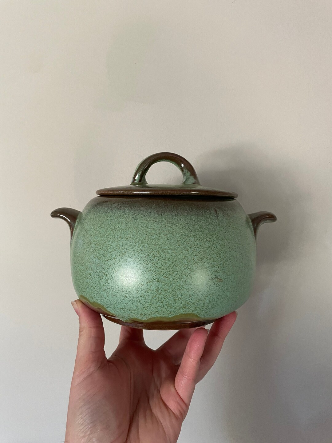 Mid Century Frankoma Pottery Wagon Wheel Lidded Bean Pot - Etsy