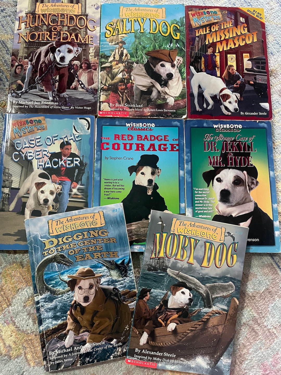 1990s Wishbone Tv Show Scholastic Paperbacks-8 Books - Etsy