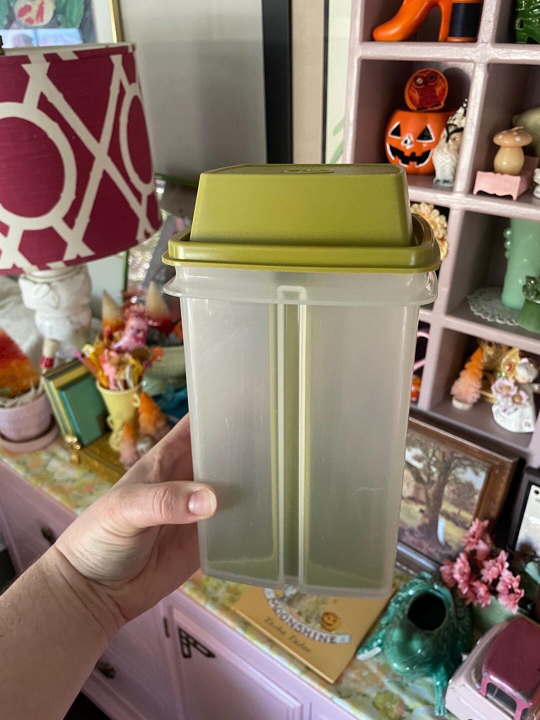 Vintage Green Tupperware Pickle Keeper 8.75”T - Etsy