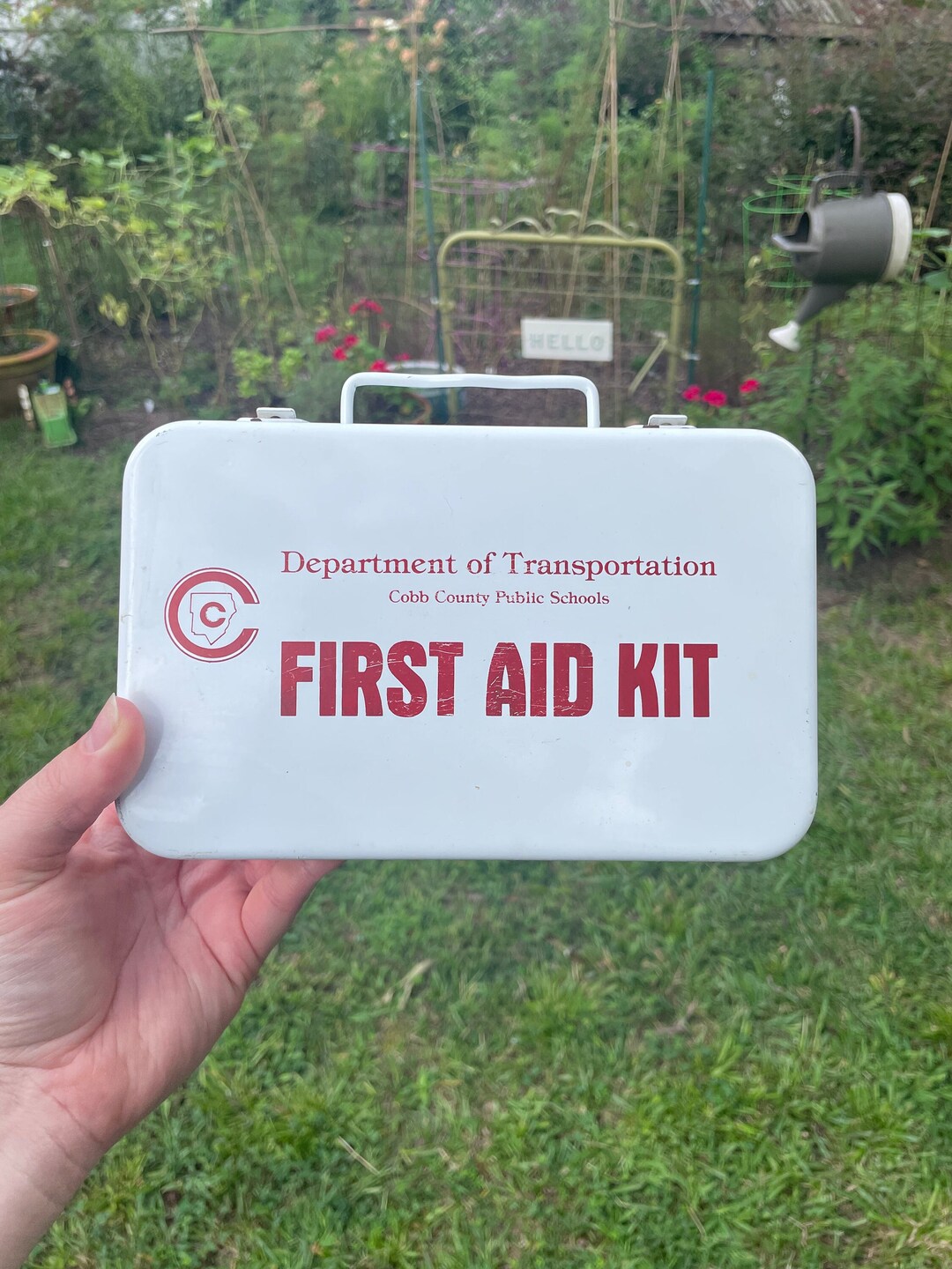 Vintage School Bus First Aid Kit-cobb County - Etsy