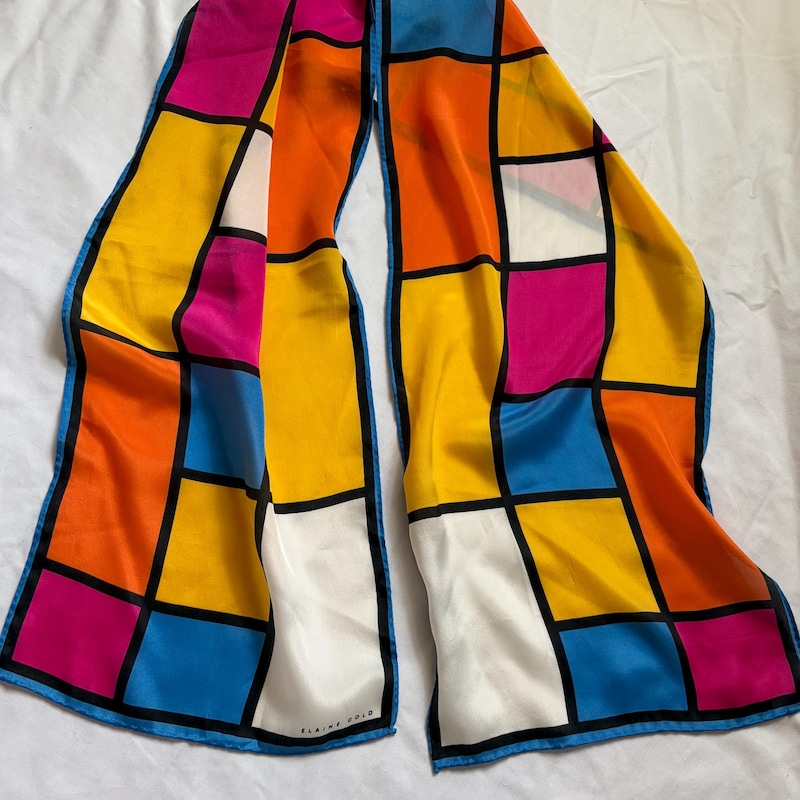 1960s Echo Silk Scarf - Etsy