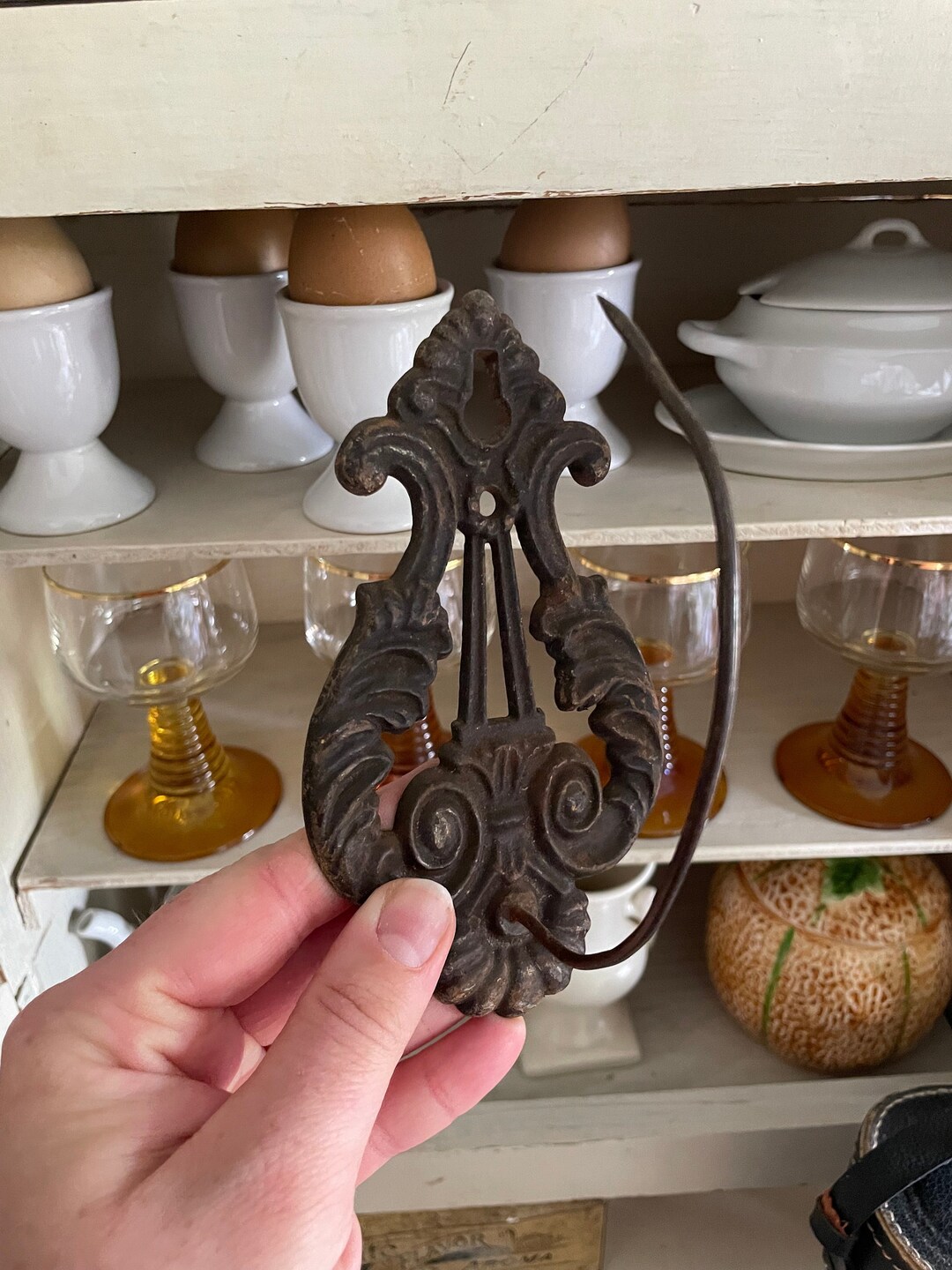 Antique Metal Receipt Holder - Etsy