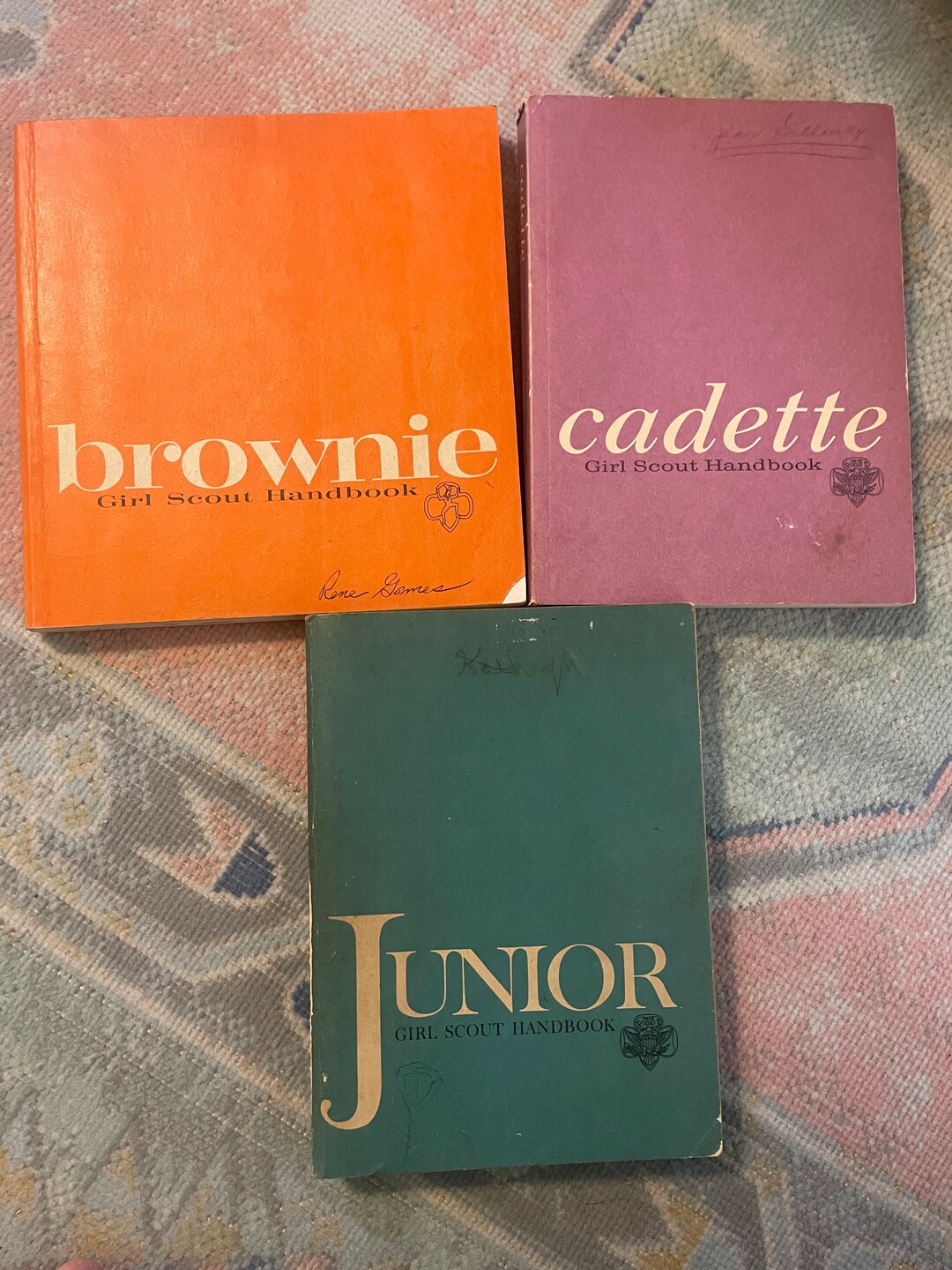 Girl Scouts of America-1963 Brownie Junior & Cadette Books - Etsy