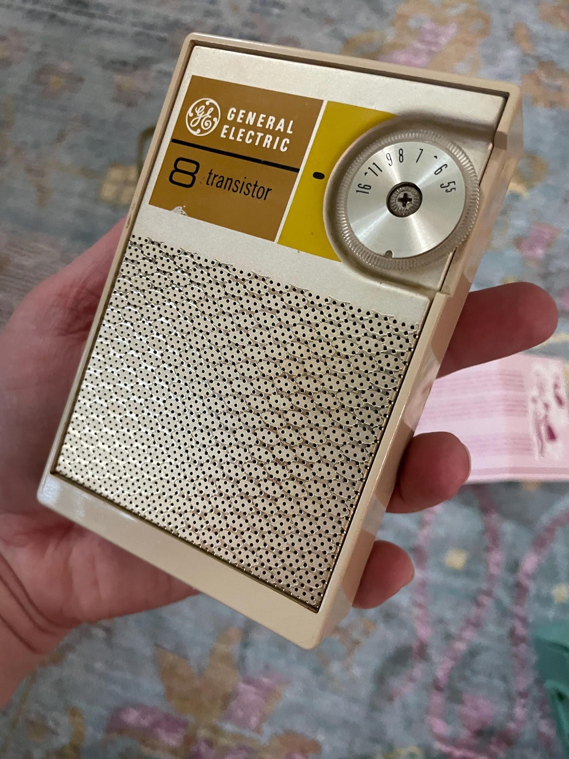 1950s GE Handheld Transistor Radio - Etsy