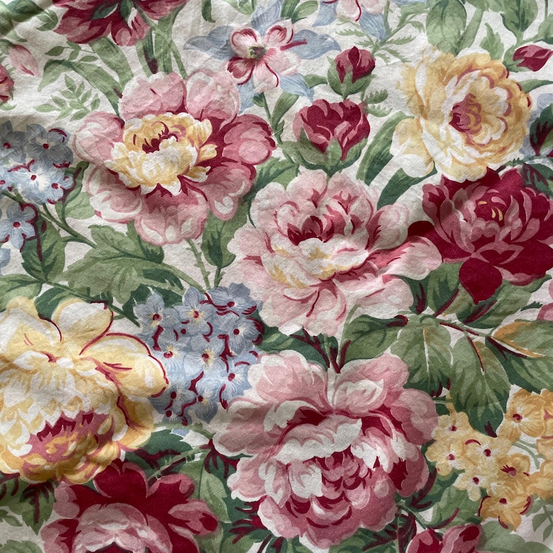 Vintage Floral Sheet - Etsy