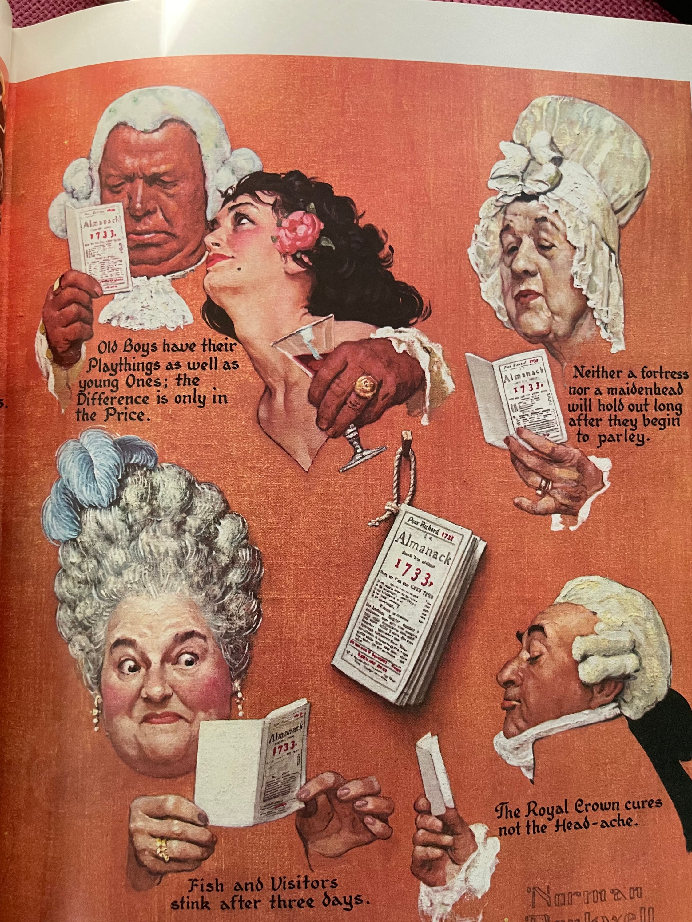 1976 Benjamin Franklins Poor Richards Almanac Norman | Etsy