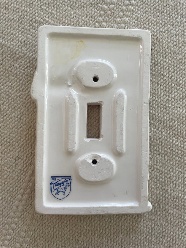 1985 Liz Shepherd Terragrafics Ceramic Bunny Light Switch - Etsy