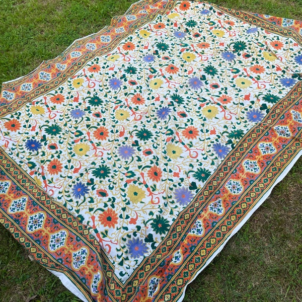 Kantha Tablecloth - Etsy