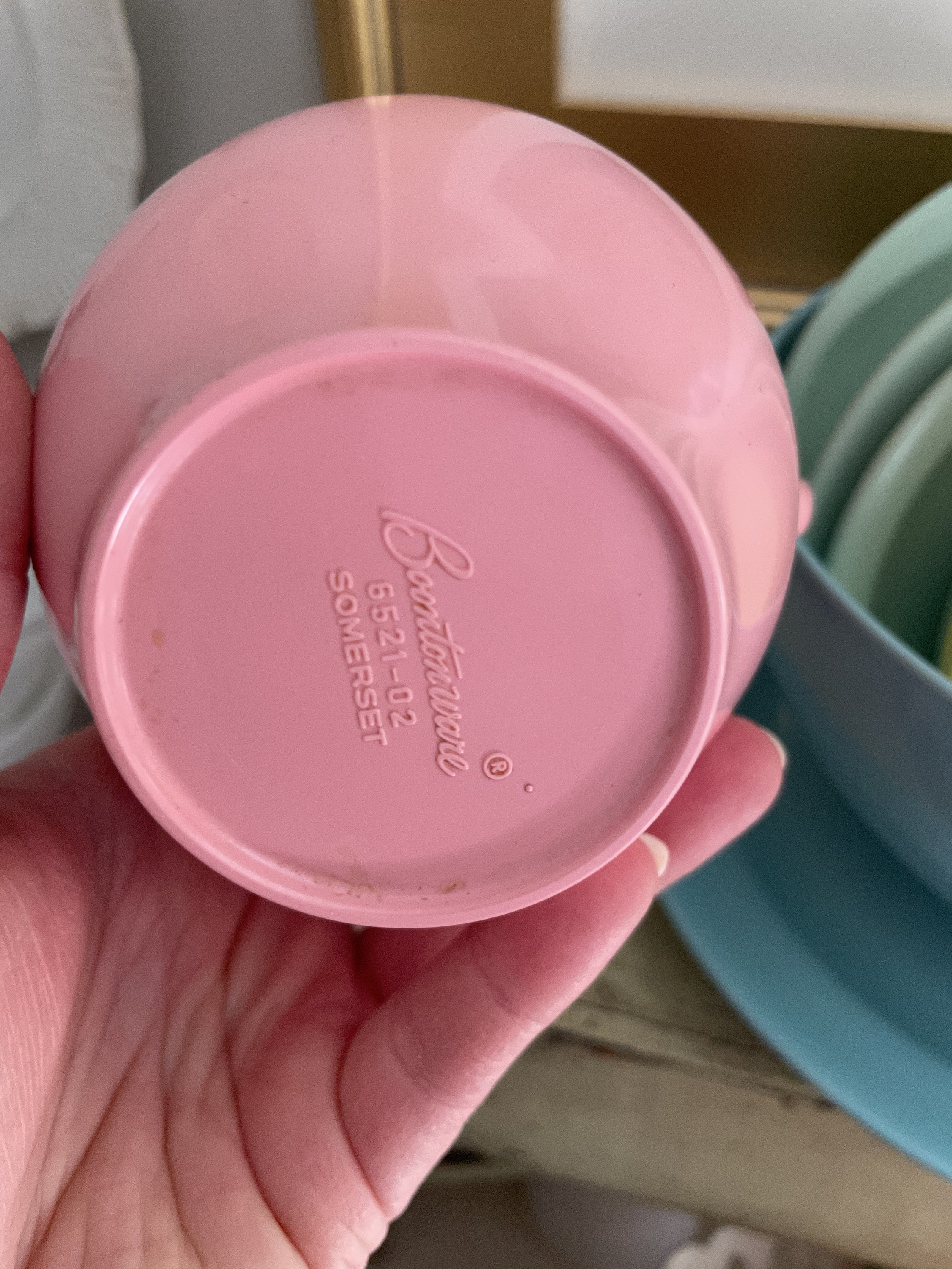 1950s Pastel Melamine Lot-boontonware Malloware Marceau | Etsy