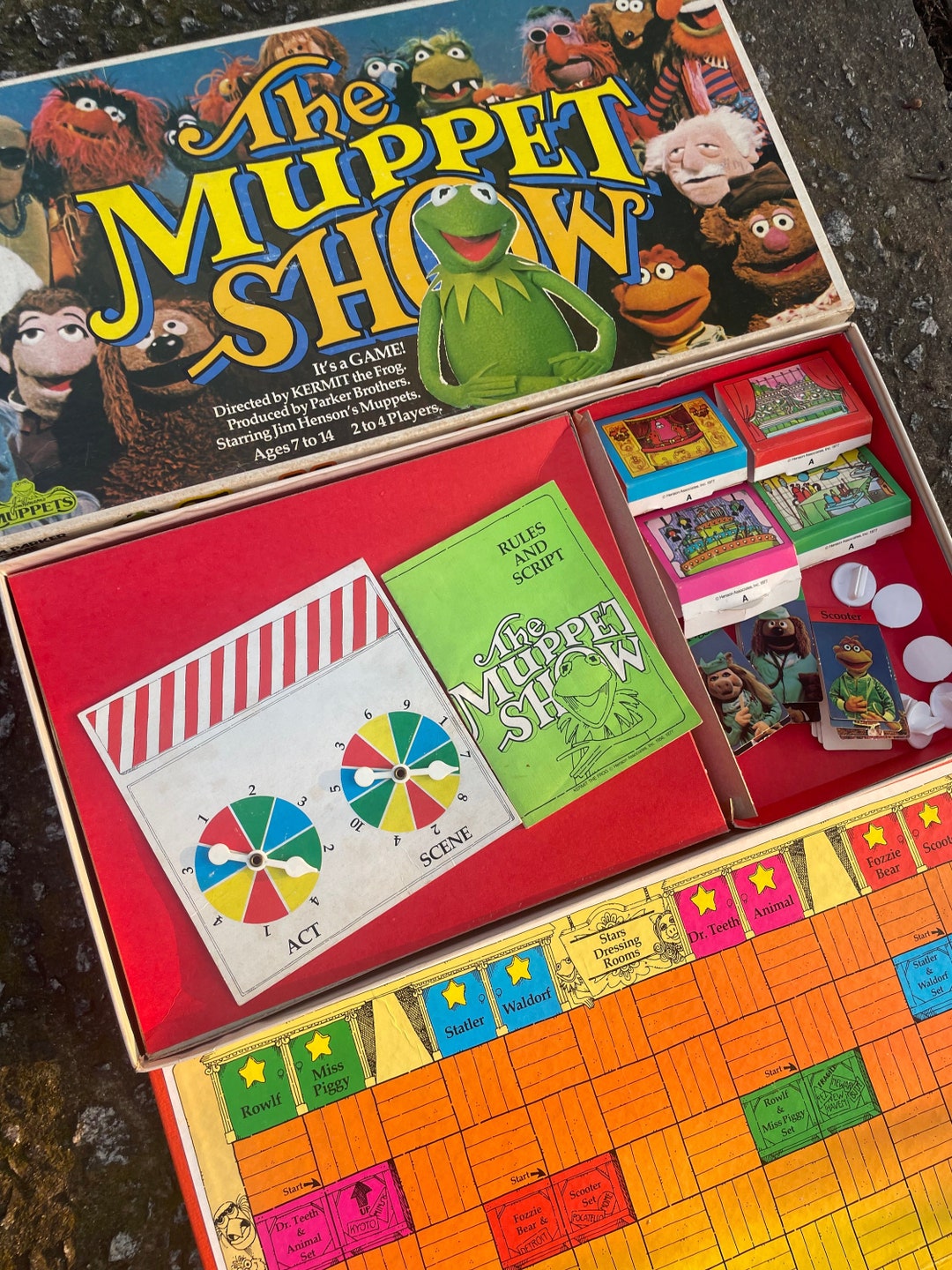 1977 the Muppet Show Board Game - Etsy