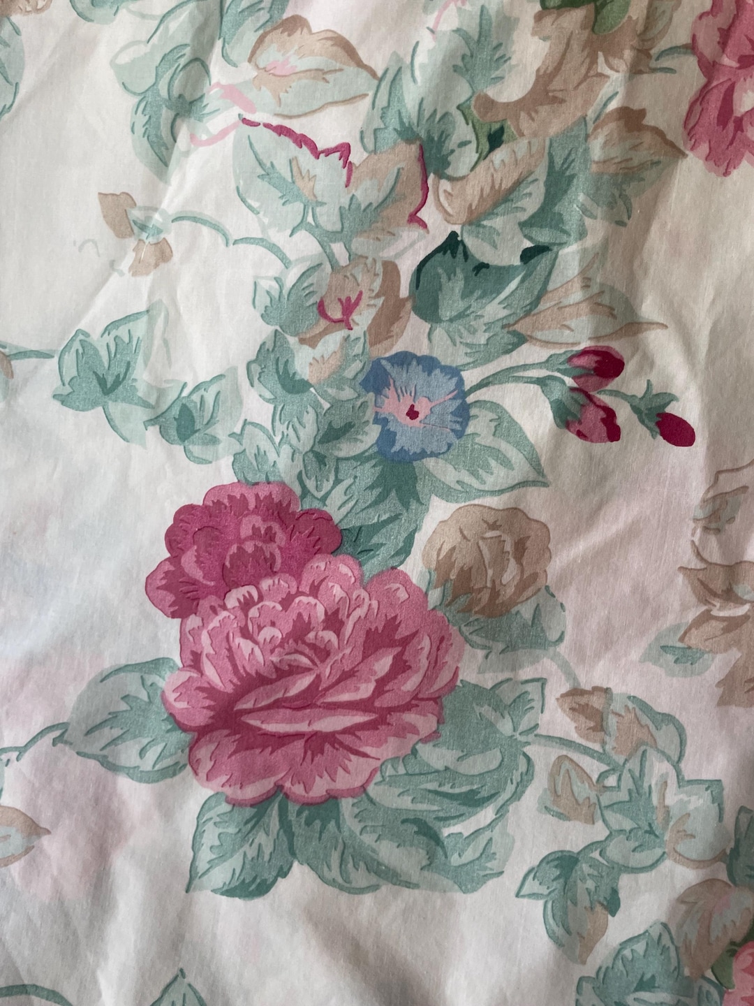 Vintage Springmaid Floral Shabby Chic Sheets-queen Flat and Fitted ...