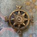 Vintage Brass Compass Door Knocker - Etsy