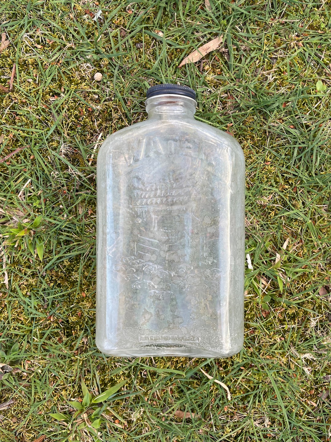 Vintage 1930s Owens Illinois Glass Co Water Bottle - Etsy