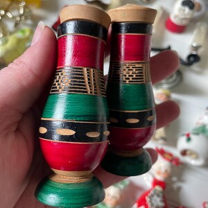 Vintage Hand Carved and Painted Mexican Florida Salt and Pepper Shaker ...