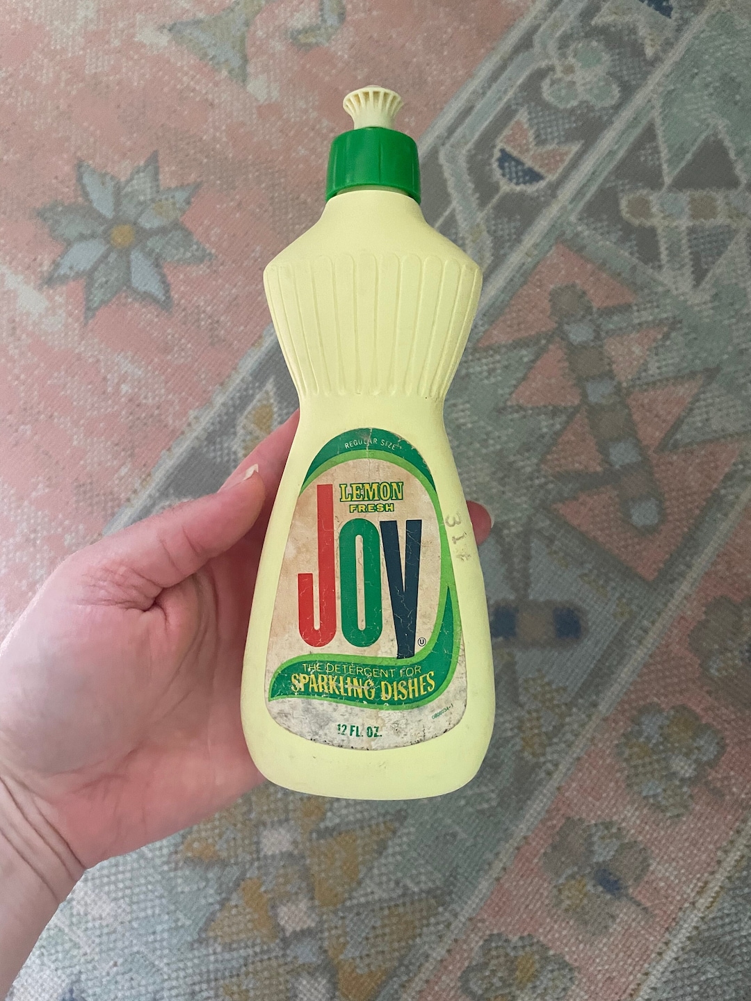 Vintage Joy Dish Soap Bottle - Etsy